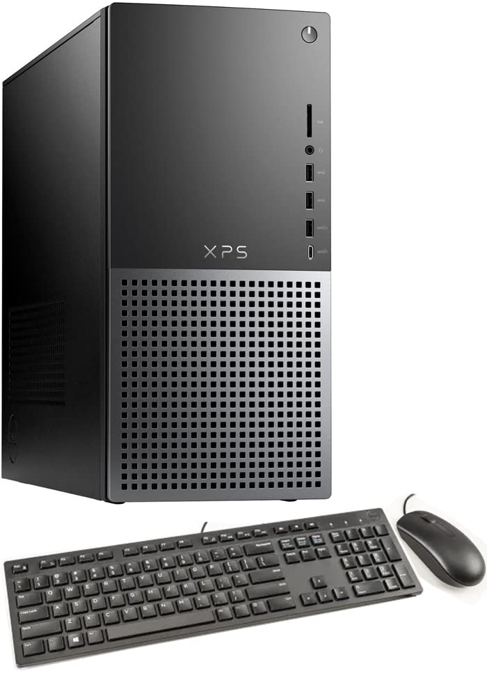 Dell XPS 8950 Business Desktop PC 12th Gen (Intel i7-12700 12-Core 2.10GHz, 32GB DDR5, 512GB PCIe SSD, GTX 1650 Super 4GB GDDR6, Killer WiFi 6E, BT 5.2, RJ-45, Win11H) w/KYB and Mouse