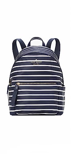 Kate Spade Chelsea Nylon Medium Backpack (Black stripe)