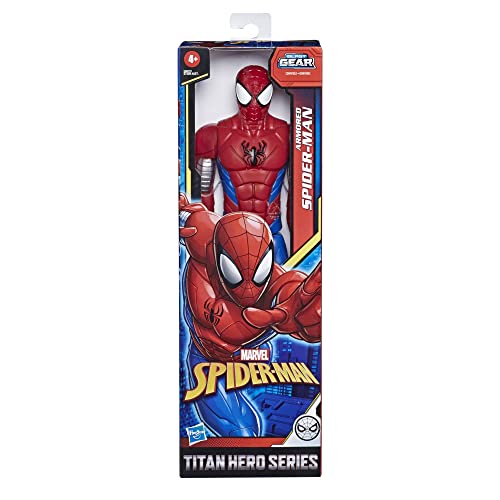 Spider-Man Marvel Titan Hero Series Villains Armored 12-Inch-Scale Super Hero Action Figure Toy Great Kids for Ages 4 and Up