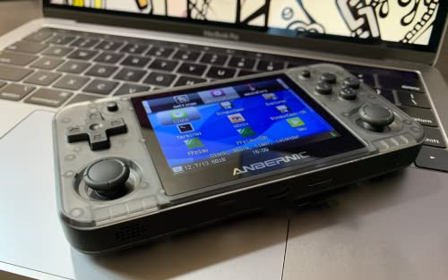Retro Game Console, Portable Handheld Video Game Console, RG350P, IPS HD Screen, 32GB Memory Card, 2500mAh Battery with 2500+ Classic Games