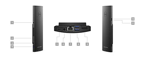 Dell Optiplex 7090 Desktop | Core i7-1185G7-256GB SSD Hard Drive - 16GB RAM | 4 cores @ 4.4 GHz Win 11 Pro Black