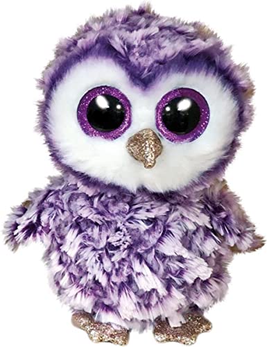 TY T36461 Moonlight OWL-Boo MED, Multicolored