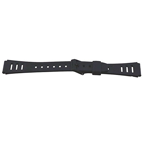 Casio Black Resin Watch Band-19mm
