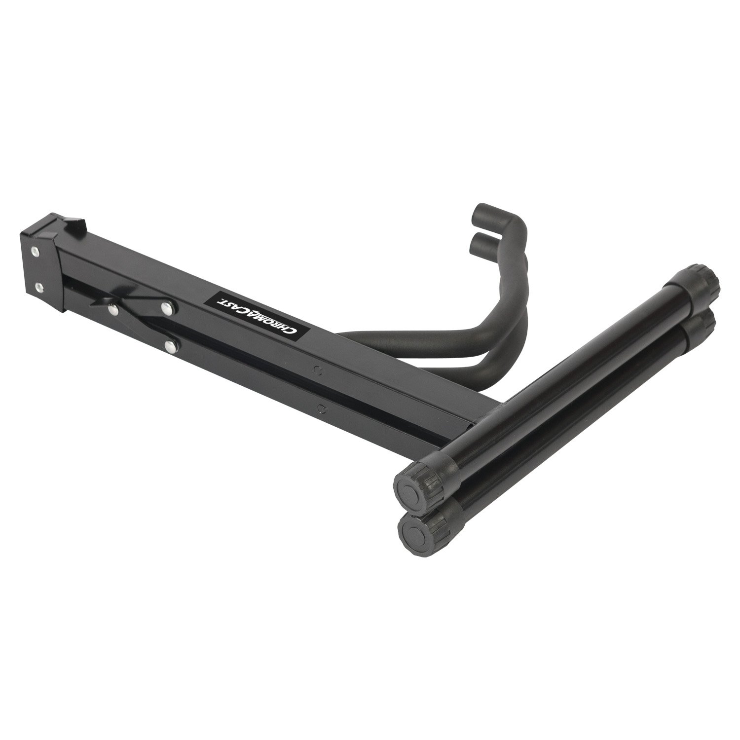 ChromaCast Folding A-Frame Guitar Stand for Acoustic and Electric Guitars with Secure Lock (CC-MINIGS),Black
