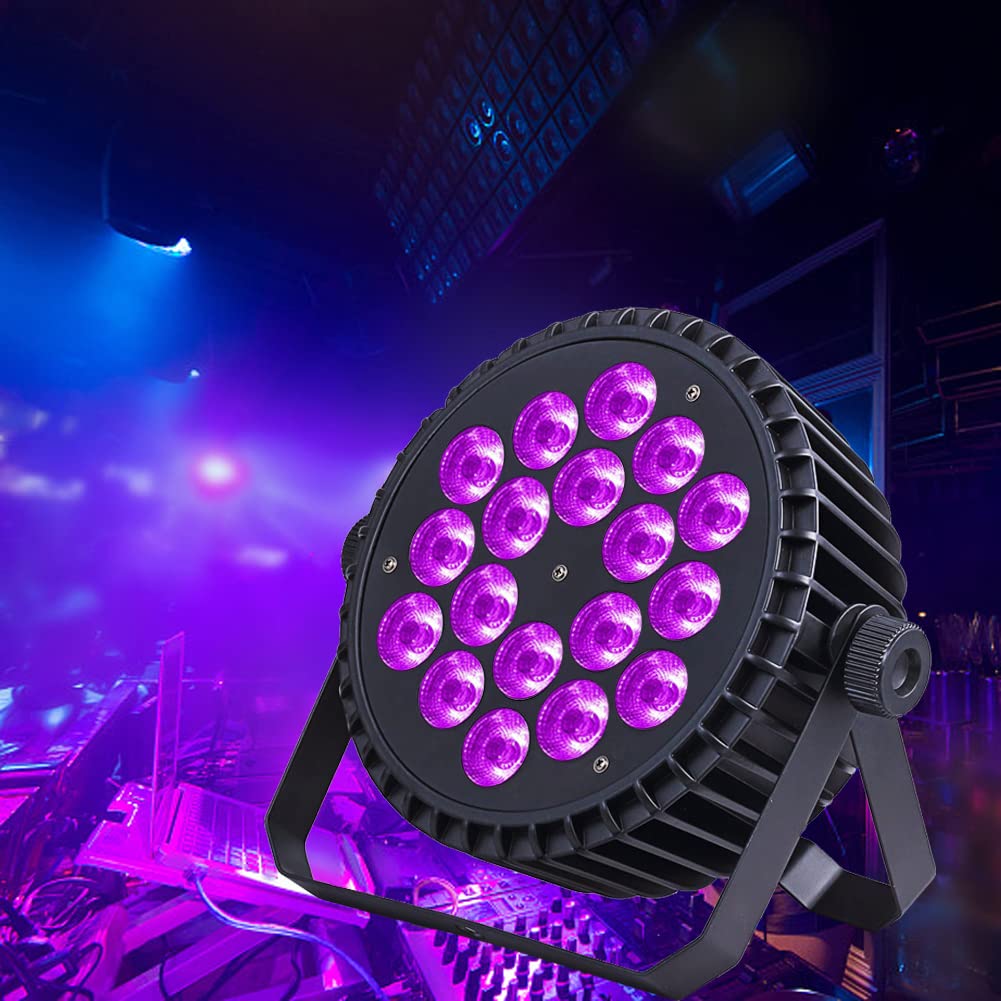 Stage Lights Par Lights Led Stage Lighting,18X10W DMX 512 8CH for Stage,church,Wedding, Dj,Band, Night Club, Theater Performance