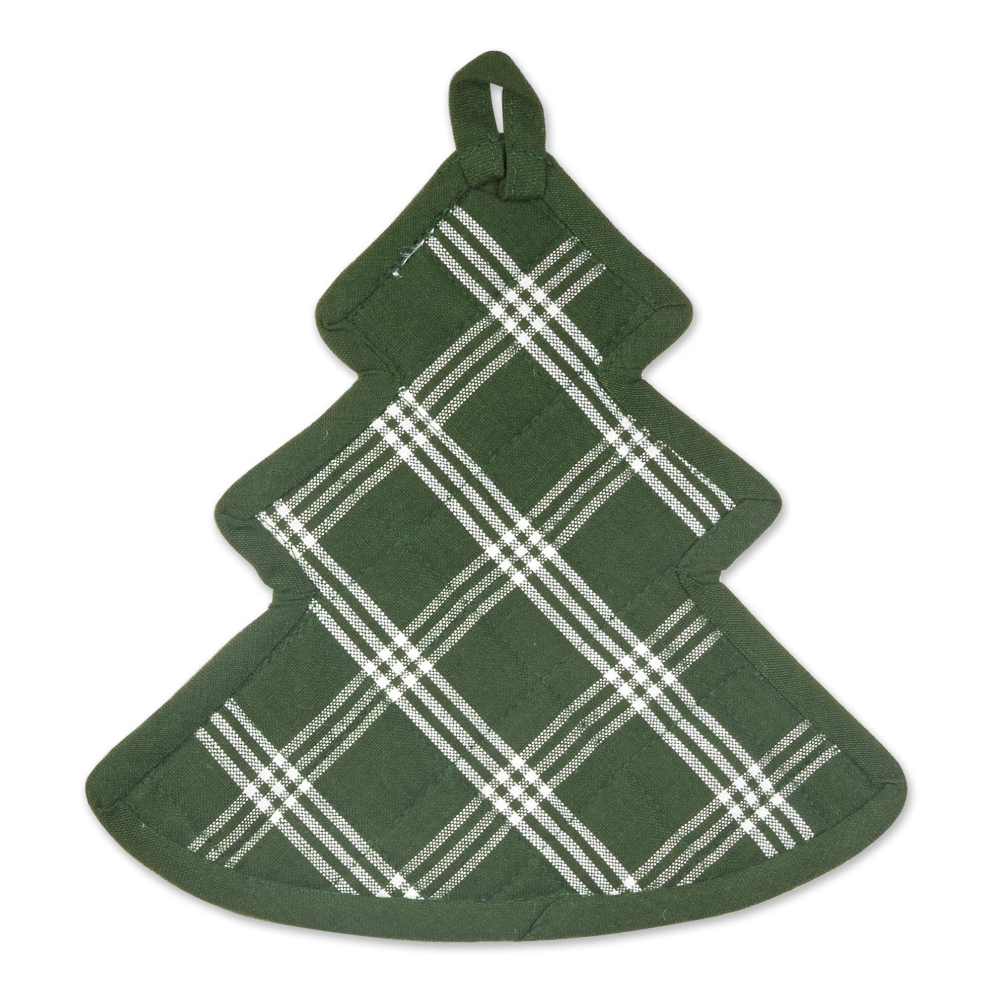 DII Christmas Kitchen Accessories & Décor Gift Set, Pot Holder & Dish Towels, O Christmas Tree, 3 Piece