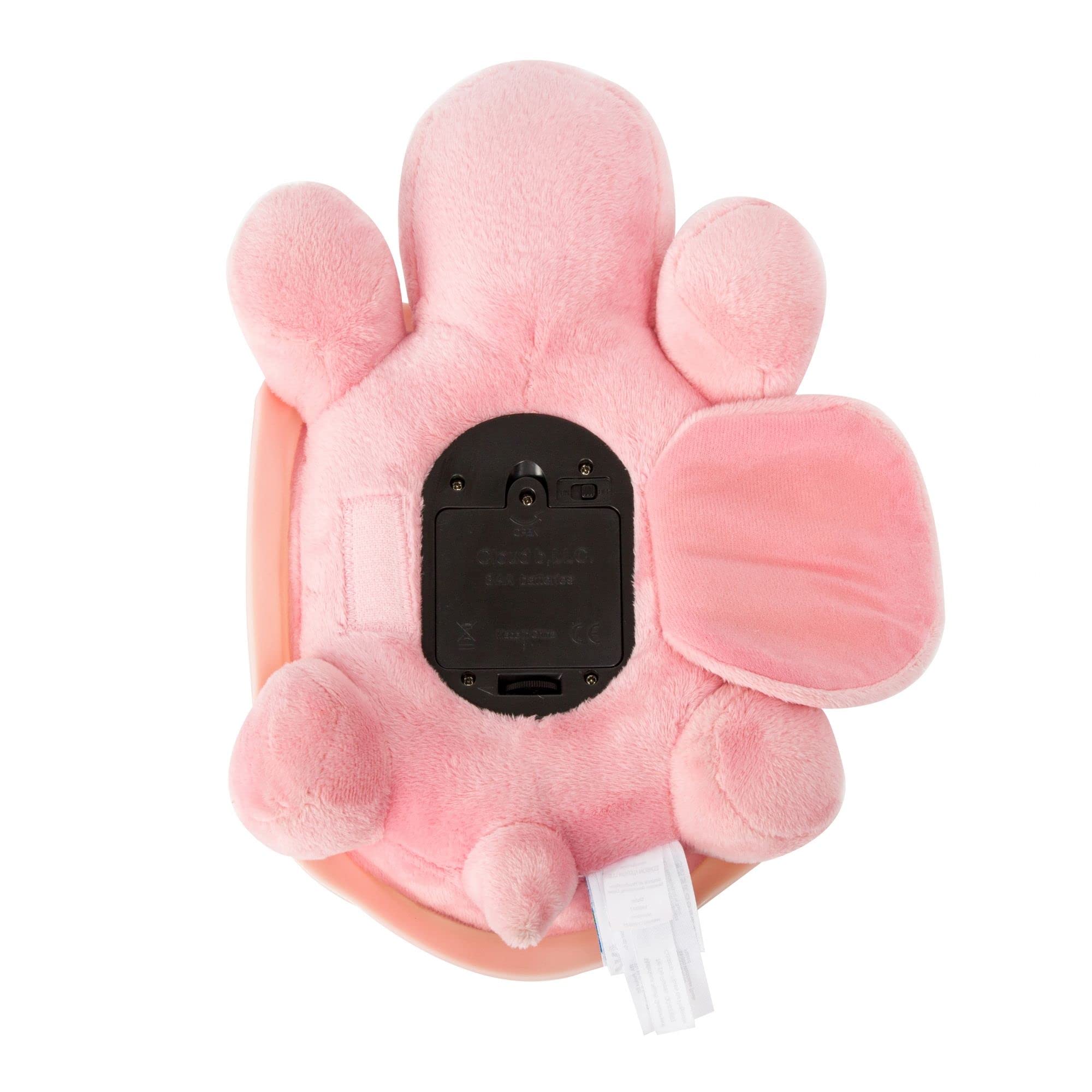 Cloud b Star Projector Nightlight with White Noise Soothing Sounds | Adjustable Settings and Auto-Shutoff | Twinkling Twilight Turtle - Pink