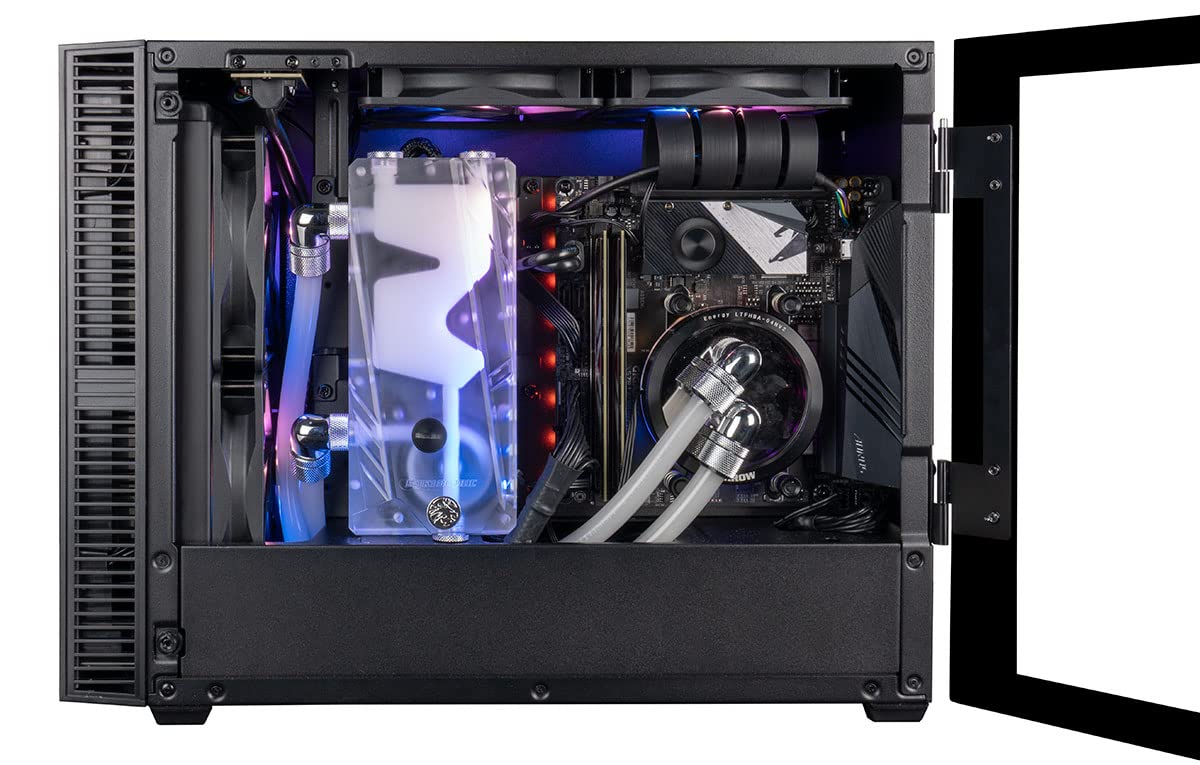 Empowered PC Continuum Mini Gaming Desktop - AMD Radeon RX 7900 XTX 24GB (>4080), AMD 16-Core Ryzen 9 5950X, 64GB RAM, 2x2TB NVMe SSD, WiFi, Windows 11 - Tiny RGB Monoblock Open Loop Gamer Computer