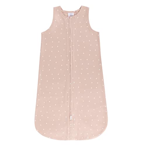 Ely's & Co. 100% Cotton Wearable Blanket Baby Sleep Bag 2 Pack (6-12 Months, Blush)
