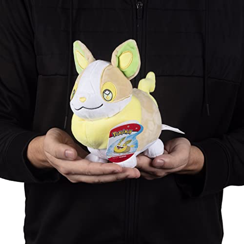 Pokemon 8" Yamper Plush - Officially Licensed - Sword and Shield - Authentic Soft Stuffed Animal Toy Figure - Valentine's Day & Easter Basket Stuffer Gift for Kids, Boys, Girls - 2+