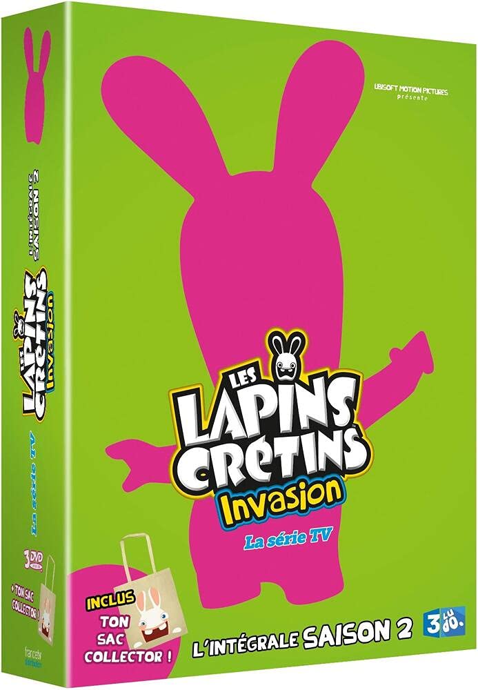 COFFRET LAPINS CRETINS volumes 1 + 2 + 3 saison 2 + un CADEAU (Edition Limitée) [Édition Limitée]