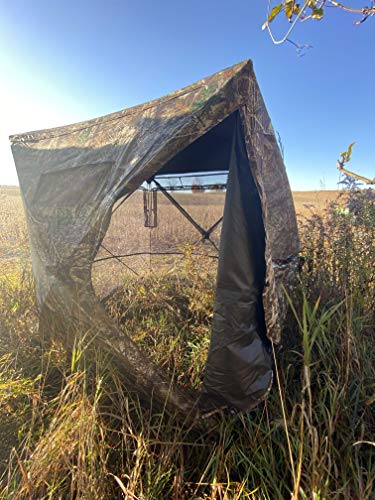 Rhino Blinds R180 3 Person See Through Hunting Ground Blind