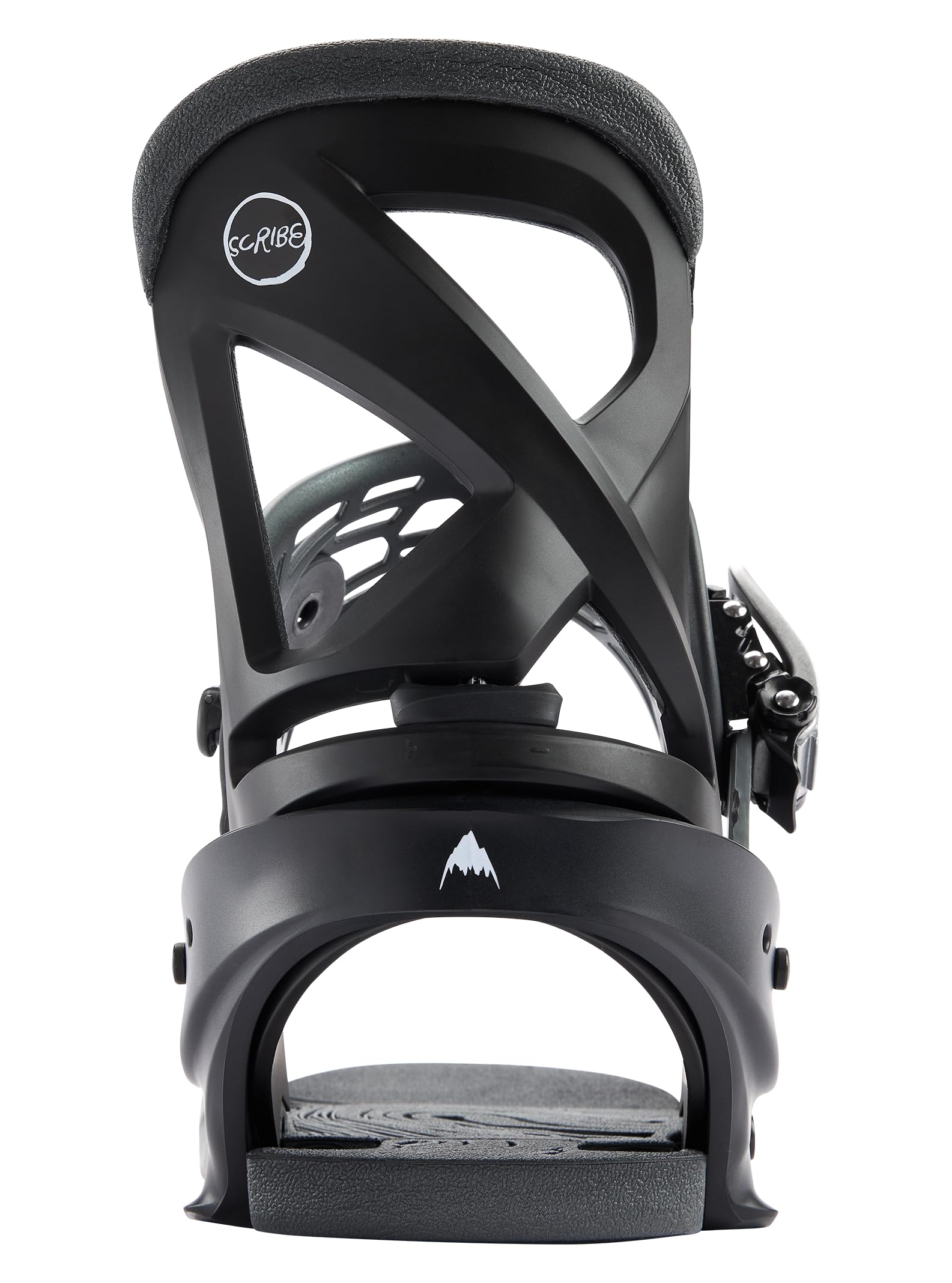 Burton Womens' Scribe Re:Flex Snowboard Bindings (Black, M (6-8))