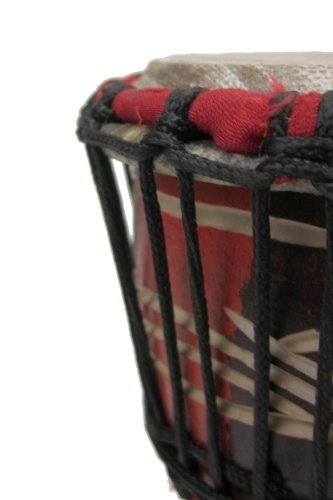 Classic Mini Djembe Drum 4" X 8" from Ghana by Africa Heartwood Project