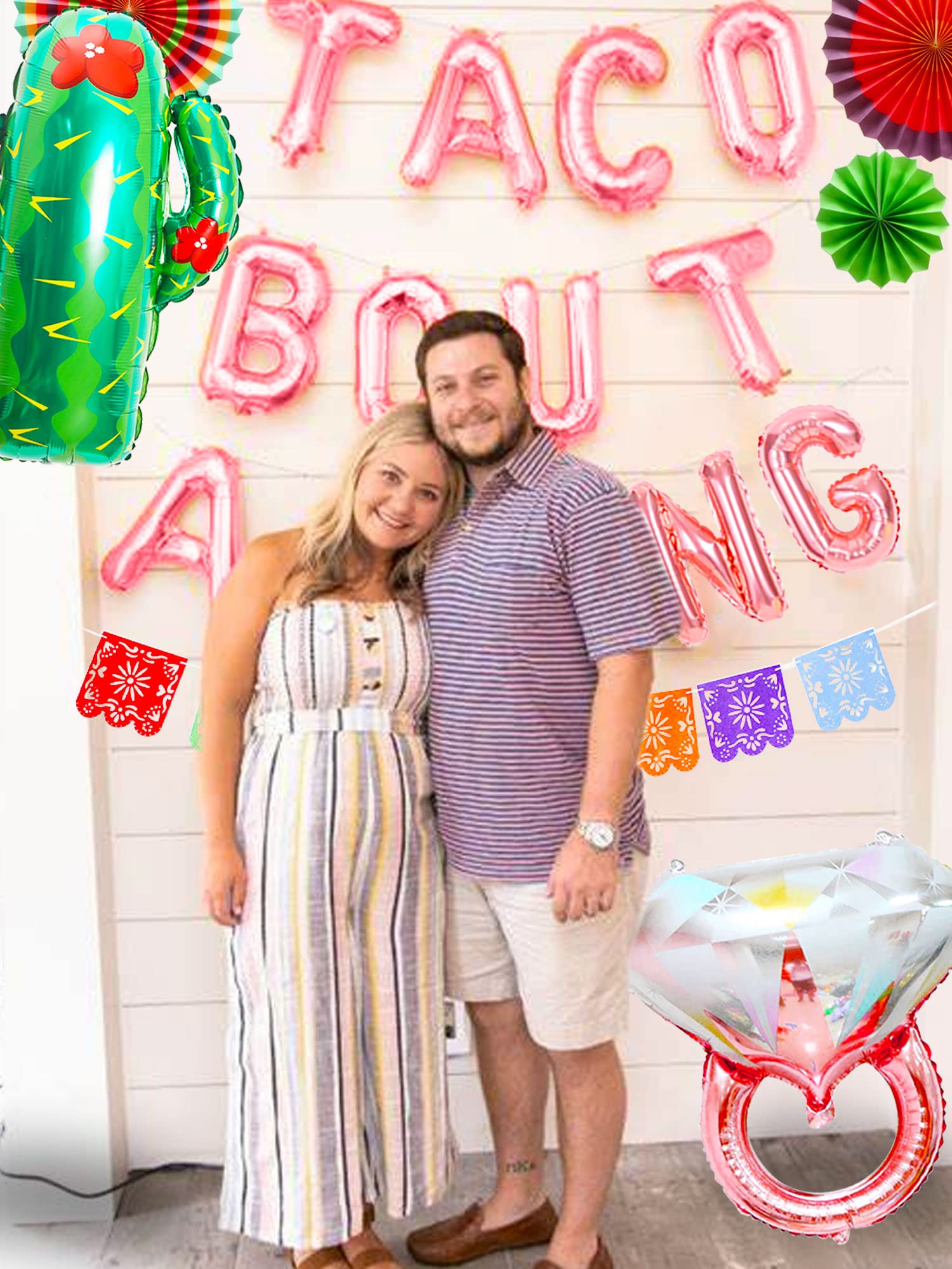 JeVenis Taco bout a Wedding Banner Decoration Taco bout Love Wedding Shower Decoration Taco bout a Wedding Backdrop Mexican Wedding Bridal Shower Decoration