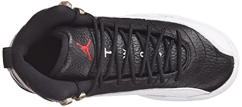 Jordan Boy's Air Jordan 12 Retro (Big Kid) Black/Varsity Red/White 4 Big Kid M