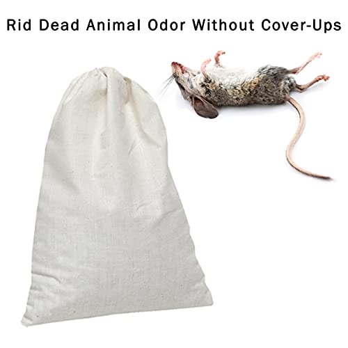 SMELLEZE Dead Animal Smell Eliminator Deodorizer Pouch: Rid dead rat smells, dead animal odors, dead mouse odor & dead rodent smell - even in wall