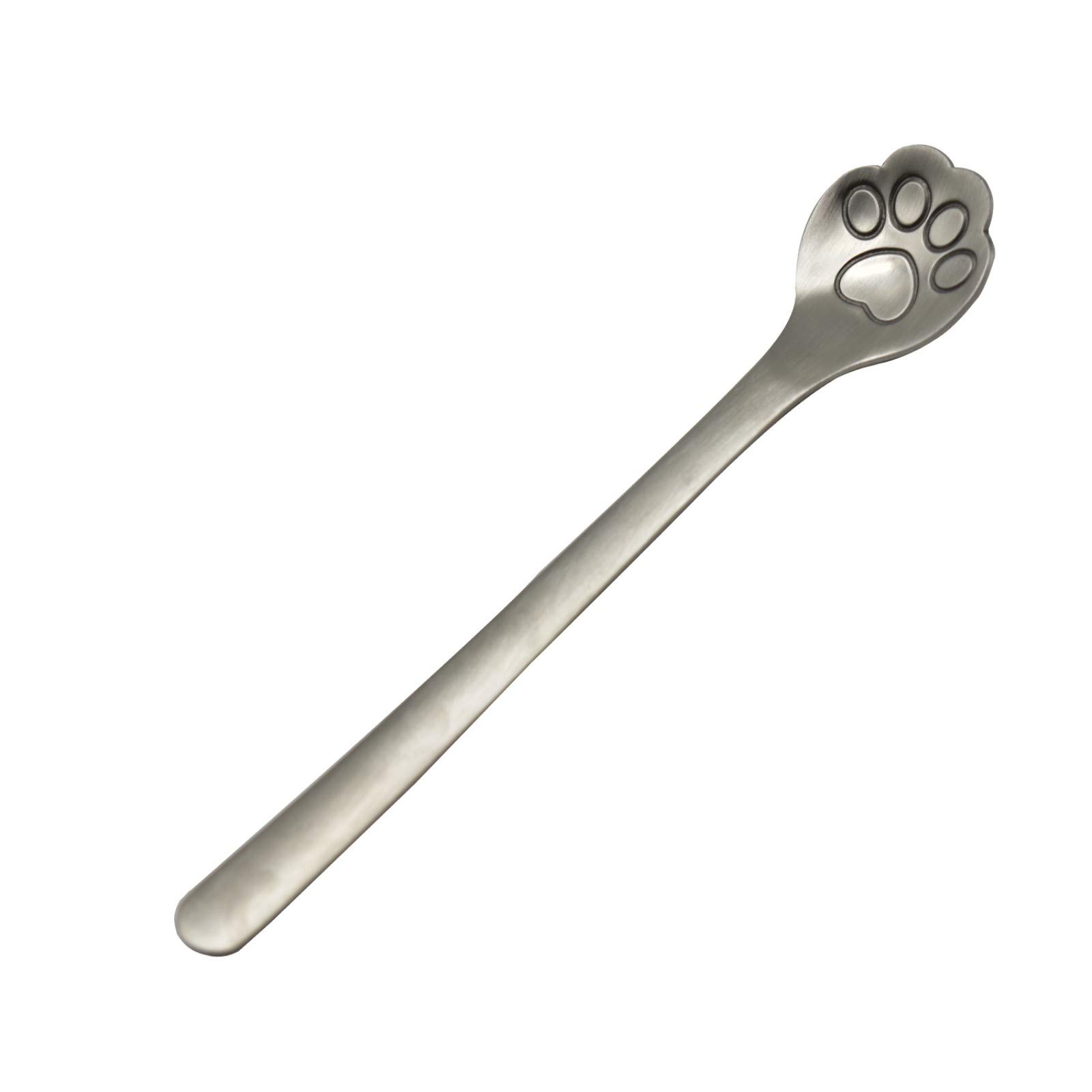 Maydahui 6PCS Cat Paw Spoon Hollow Out Coffee Spoons 5.8 inch 18/10(304 )Stainless Steel Teaspoon for Dessert Ice-cream Stirring Home Kitchen Restaurant