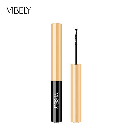 Curling Black Eye Waterproof Eyelash Mascara Makeup Long Extension Lashes mascara Slim Metal Mascara