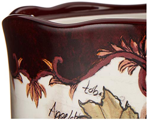 Certified International Corp Vintners Journal 3 Piece Canister Set, Multicolor