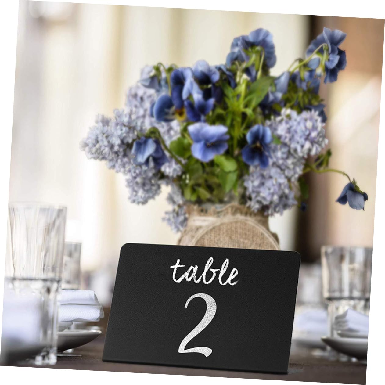Ciieeo 4pcs Mini Blackboard Easel Wedding Party Chalkboard Double Sided Chalkboard Wedding Display Blackboard Mini Chalkboard Acrylic Blackboard Writing Board Small Blackboard Household