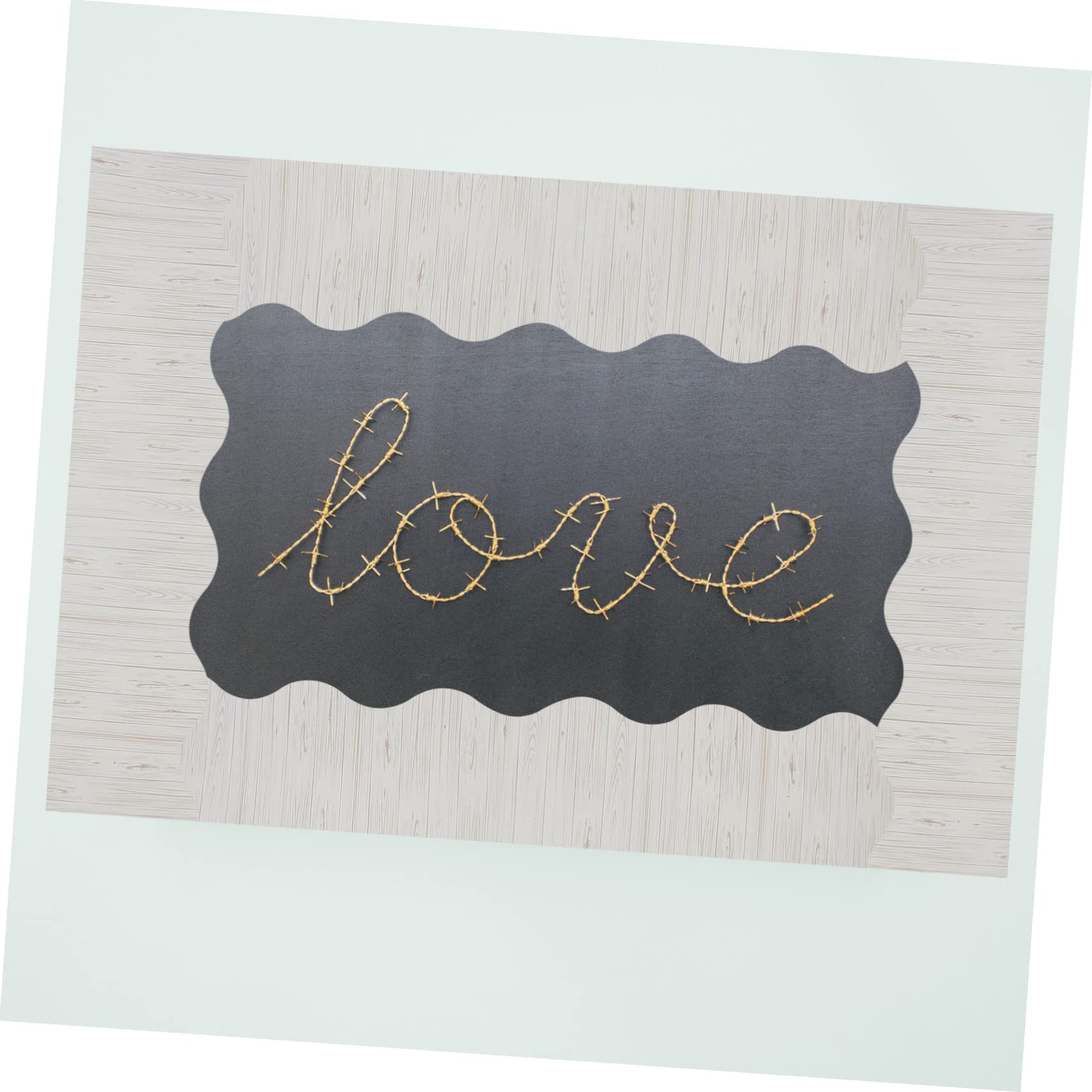 Ciieeo Border Stickers Bulletin Board Decorations Decorative Bulletin Board Trim Chalkboard White Bulletin Board Border Bulletin Board Borders Copper Plate Stickers Wood Grain Wallpaper