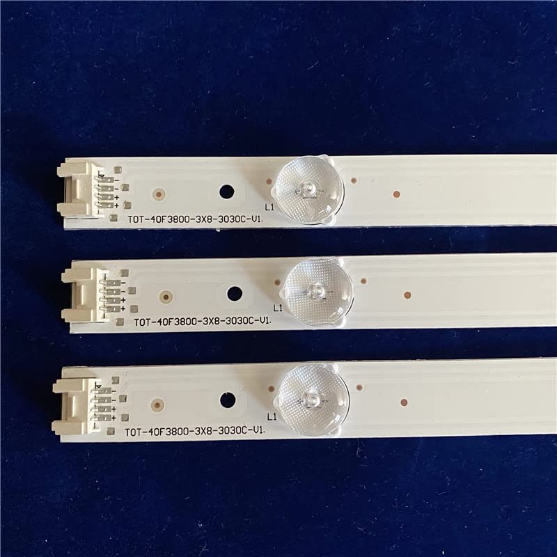 CEVIZ LED Backlight Fit for TCL 40" TOT-40F3800-3X8-3030C-V1 6V L40F3303B L40F3301B L40F3800A Bar Stripscreen LVF400SS0TE2V2 3pcs TV