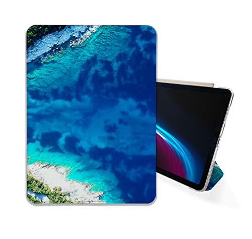 Nature Landscape Beach Forest case Compatible with iPad Mini Air Pro 7.9 8.3 9.7 10.2 10.9 11 12.9 inch Pattern Cover New 2022 2021 Trifold Stand 3 4 5 6 7 8 9 Generation 86 (11" Pro 1/2/3 gen)