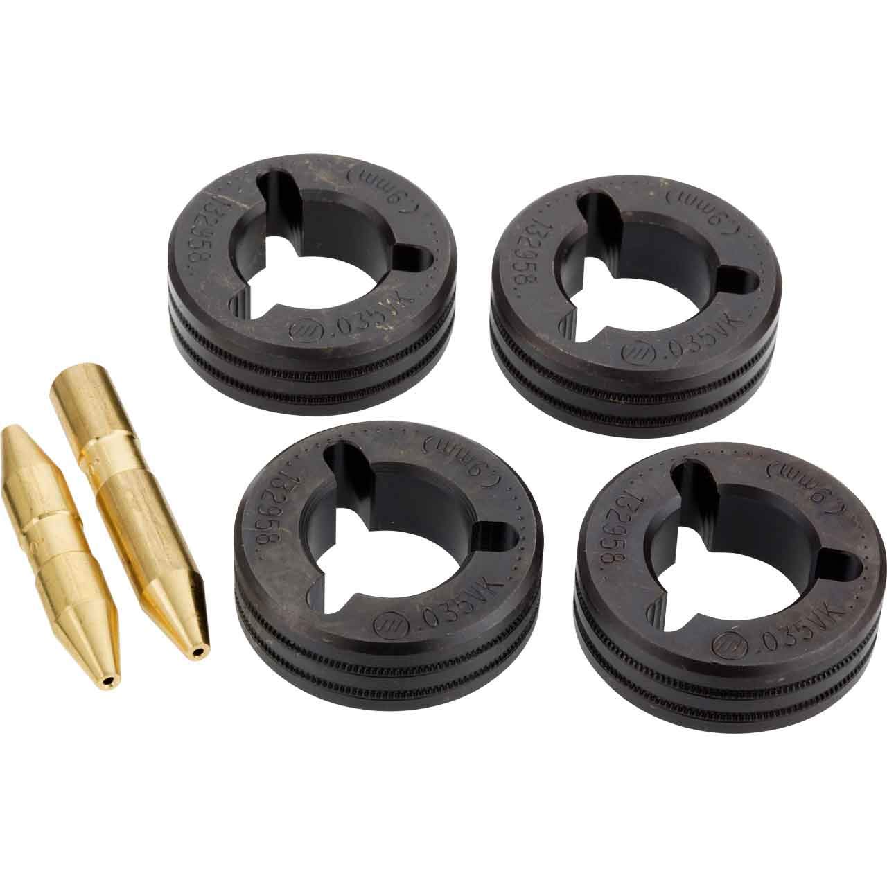 MILLER ELECTRIC Miller 4pc MIG V-Knurl Drive Roll Kit 46792