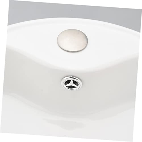 HEMOTON 6 Pcs Tub Stopper Cover Plate Sink Tap Hole Sink Overflow Stopper Plate Stopper Cover Sink Kitchen Drains Strainers Sink Tap Round Bathtub