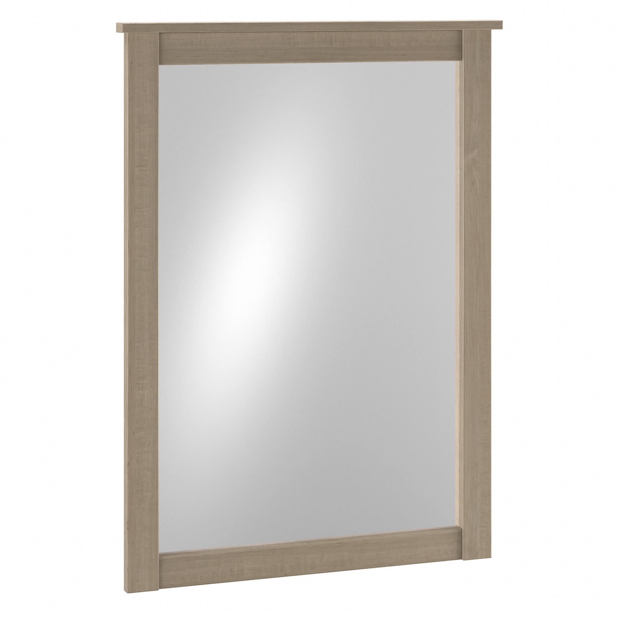 Bush Furniture Somerset Mirror in Ash Gray