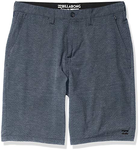 Billabong Men Classic 4-Way Stretch Quick Dry Hybrid Short, 21 Inch Outseam, Navy, 33