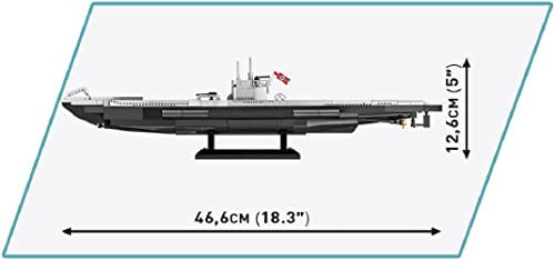 COBI Historical Collection WWII Warships U-Boot U-96 (Type VIIC) Submarine