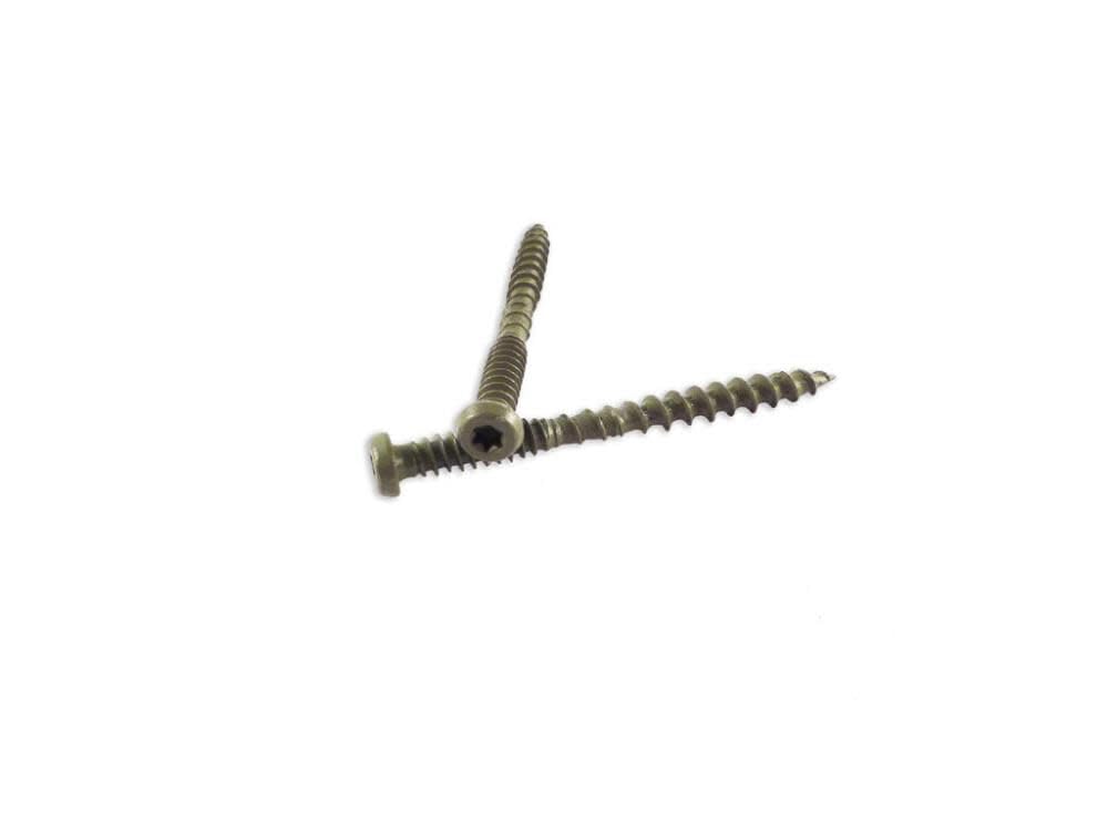 WoodPro Fasteners CD10X212G-5 T20 5-Pound Net Weight No 10 by 2-1/2-Inch Grey Composite Deck Screws, 435-Piece