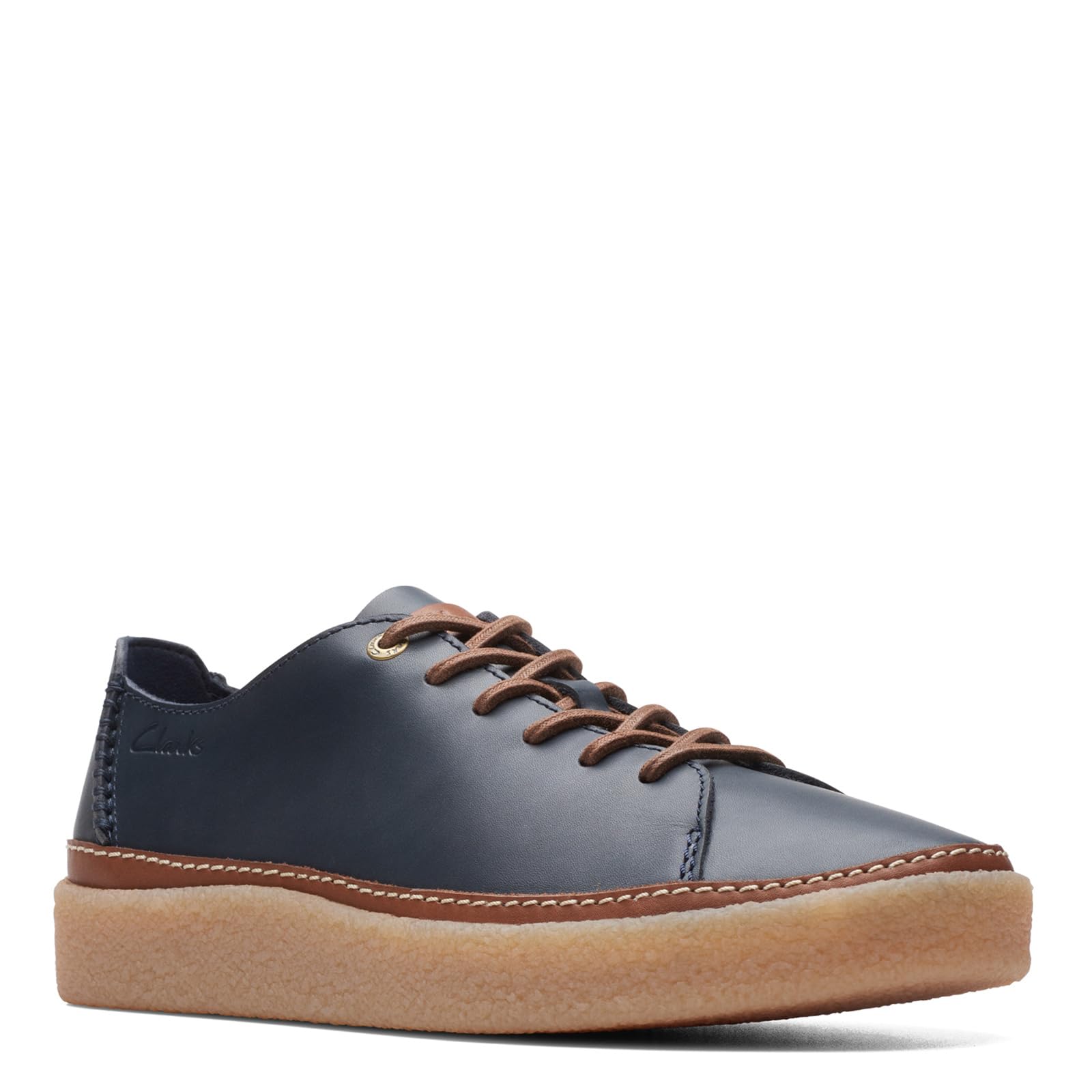 Clarks Men's Oakpark Low Oxford, Navy Leather, 10