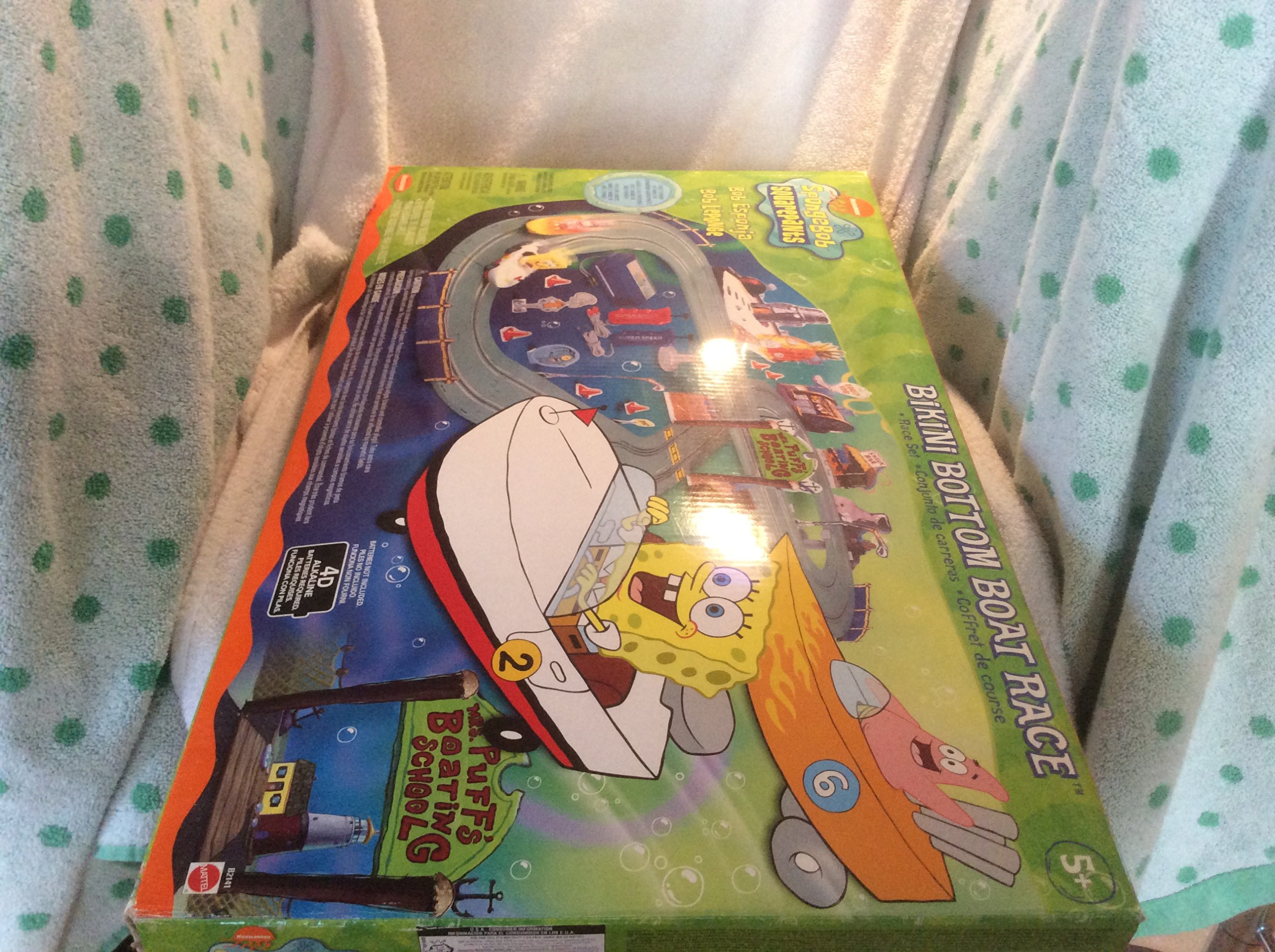 Nickelodeon Spongebob Bikini Bottom Boat Race Playset