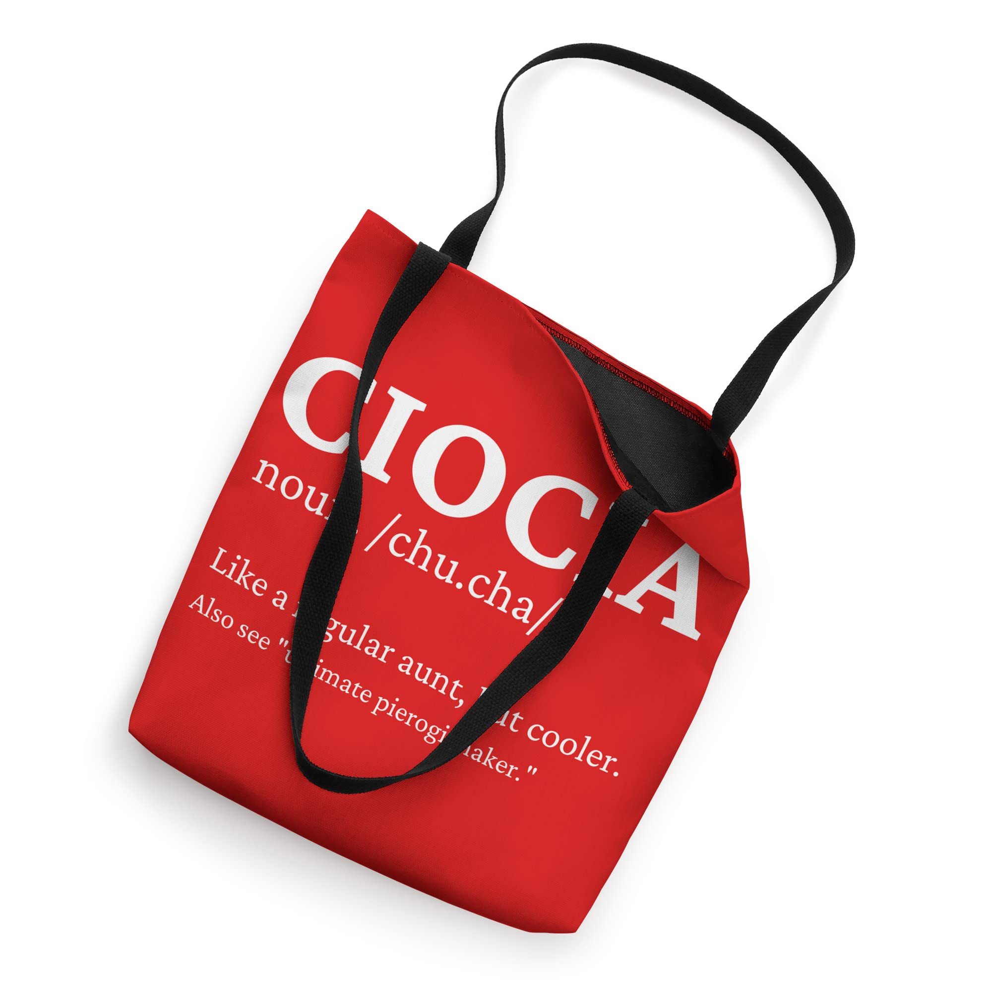 Ciocia Polish Aunt Funny Cute Great Aunt Life Pierogi Poland Tote Bag