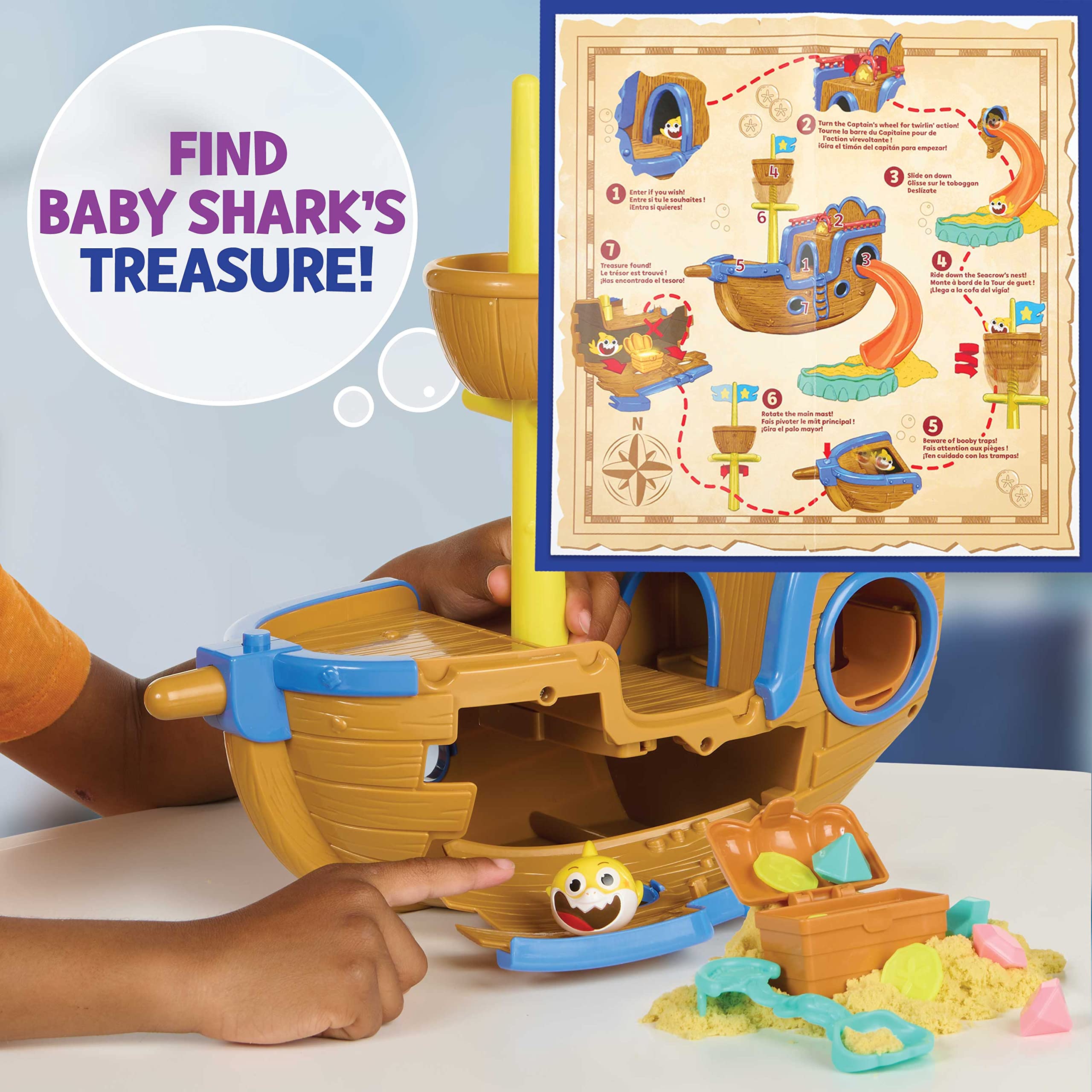 WowWee Baby Shark’s Big Show! Ultimate Shipwreck Playset