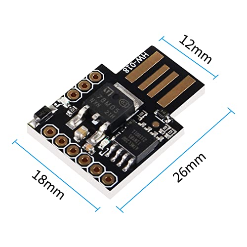 Diitao 4PCS ATTINY85 General Micro USB Development Board Module Digispark Kickstarter Attiny85 Development Module for Arduino