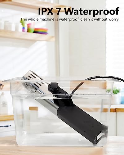 KURSINNA 1000W Sous Vide Machine and 85kPa Vacuum Sealer Machine Combo Pack, Immersion Sous Vide Cooker Circulator with Food Save Vacuum Sealing System