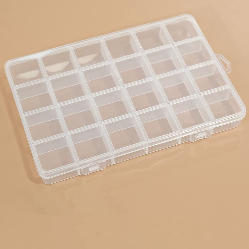 iNoDoZ Dividers Craft Tackle Organizer Storage Containers Box Clear Jewelry Storage Box Detachable Case Craft Beads Organizer Blanket Storage Container