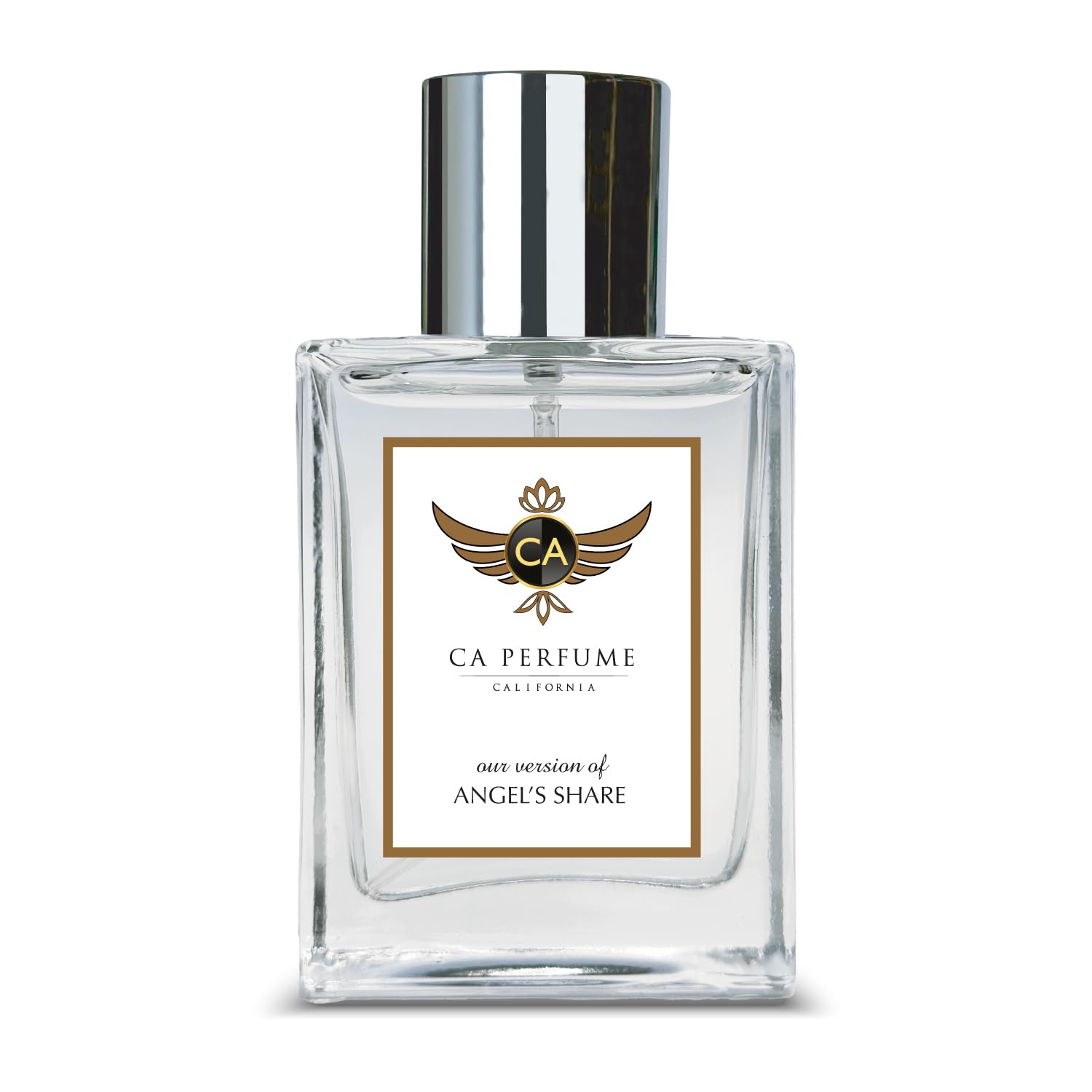 CA Perfume Impression of Angel's Share For Women Replica Fragrance Dupes Eau de Parfum Spray Bottle 1.7 Fl Oz/50ml-X1