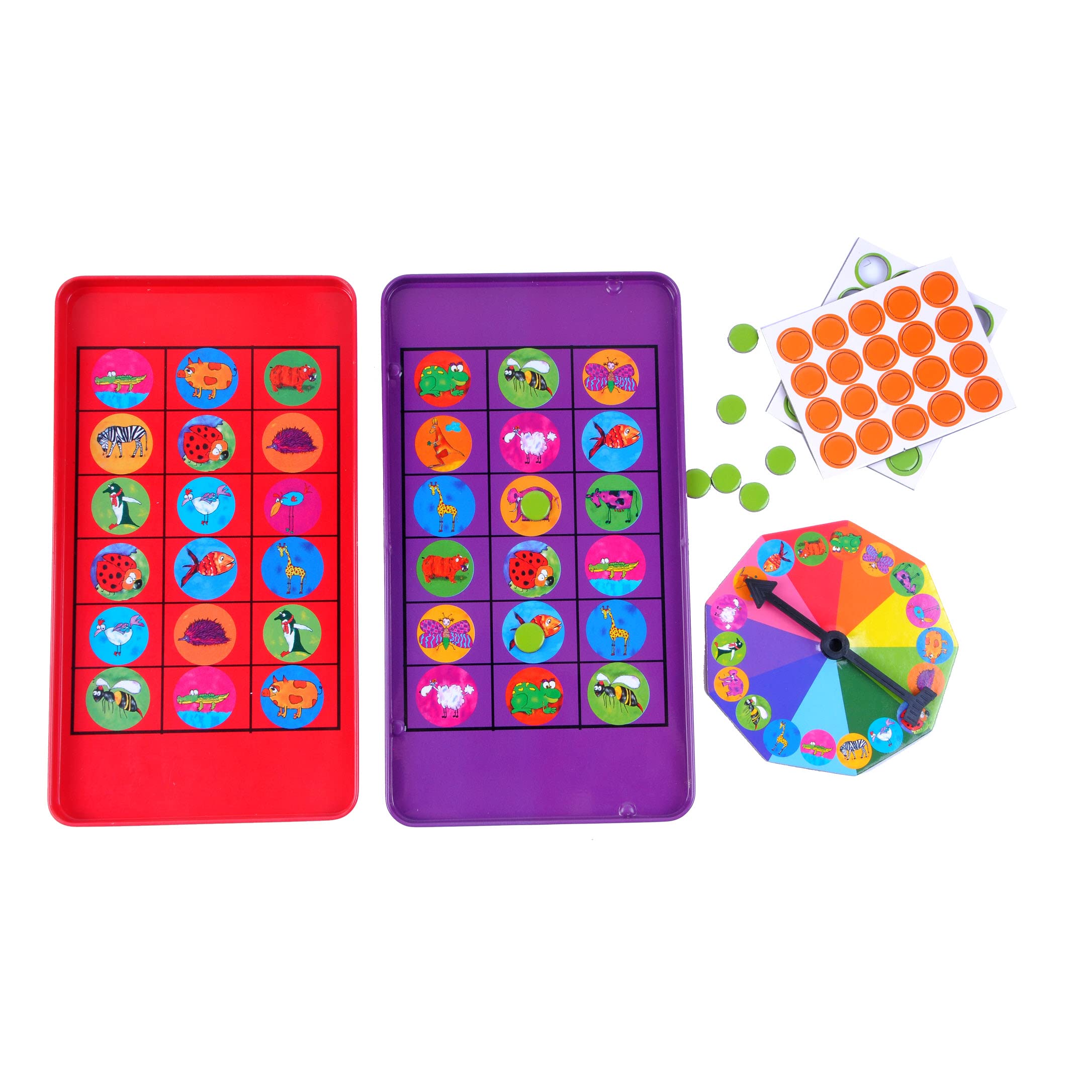 The Purple Cow Magnetic Travel Solitaire Game - Board Games for Kids and Adults. Great for Travel