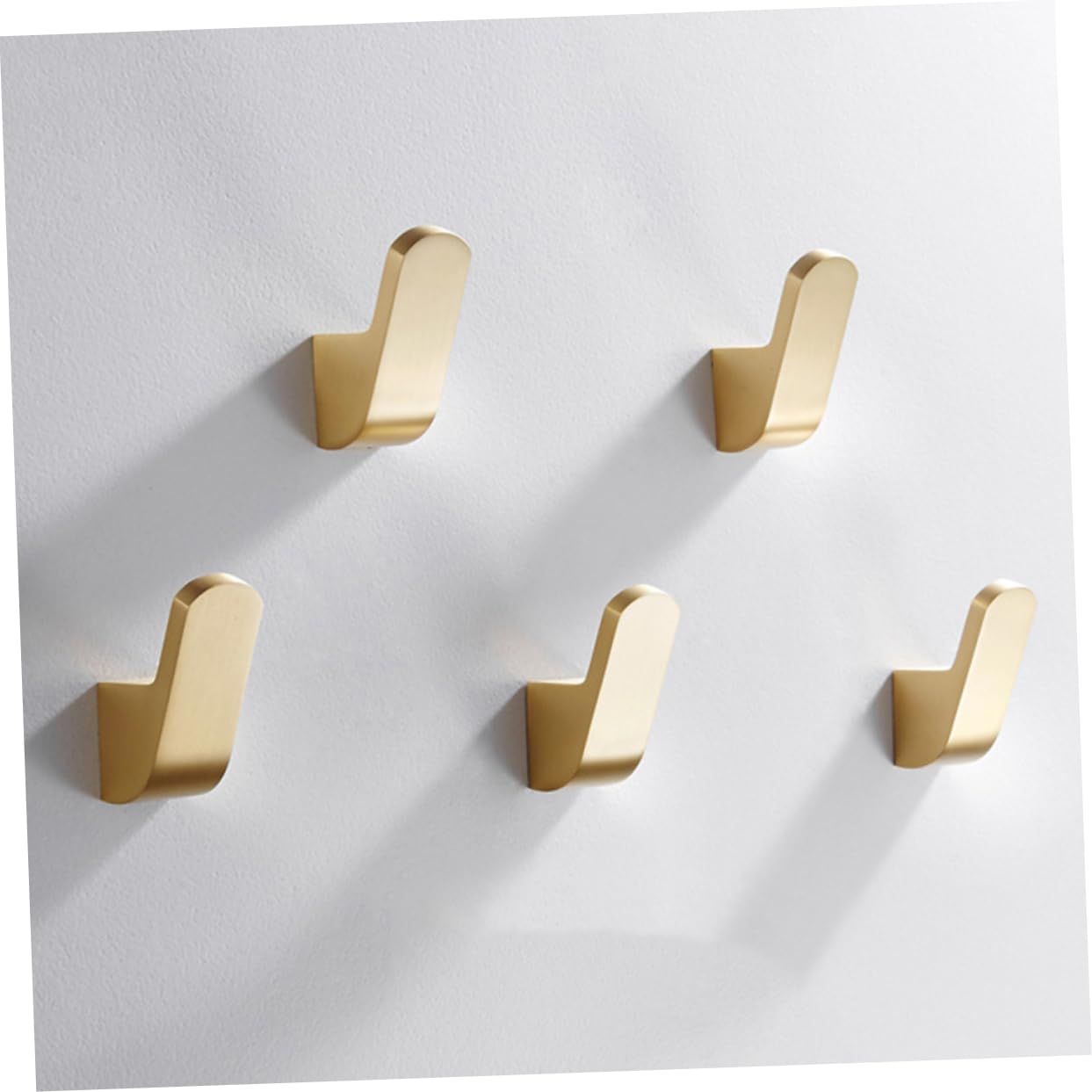 Cabilock 2pcs Towel Hooks Coat Hooks Wall Mounted Clothing Rack Metal Clothing Rack Bath Hook Brass Decor Wall Hooks Decorative Hooks Wall-Mounted Door Hook Towel Rack Coat Hanger Hook up