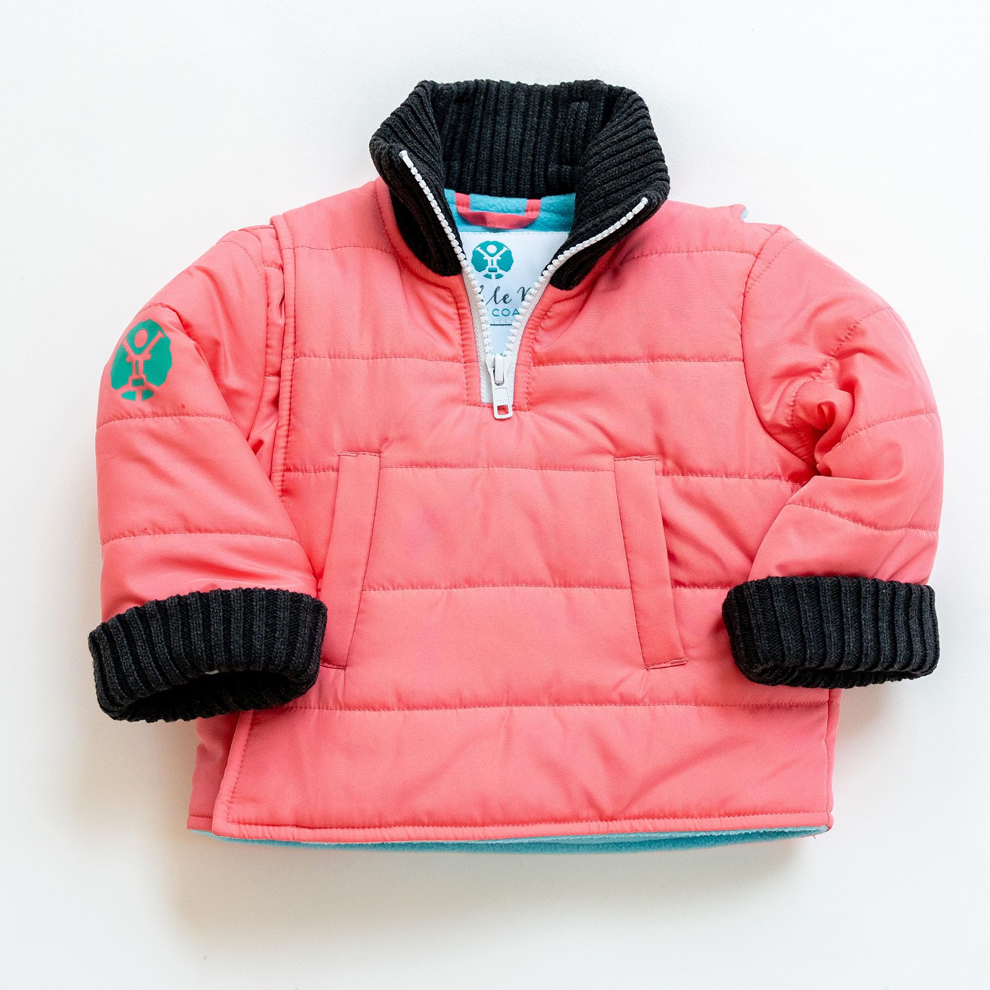 Buckle Me Baby Coats - Safer Car Seat Girls Winter Jacket - Collared Toastier Pinkerbell Toastier - Size 12 Months - As Seen On Shark Tank