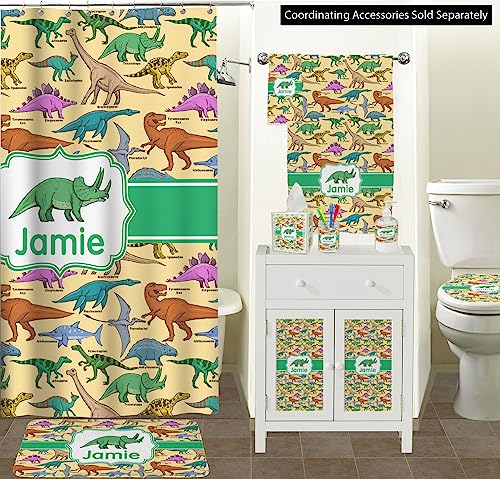 RNK Shops Dinosaurs Waste Basket - Single Sided (Black) (Personalized)