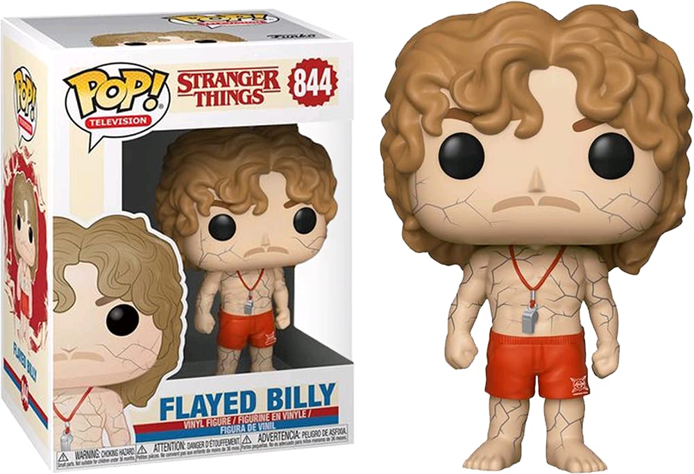 POP Stranger Things - Flayed Billy [Lifeguard Billy] Funko Pop! Vinyl Figure (Bundled with Compatible Pop Box Protector Case) Multicolored 3.75 inches