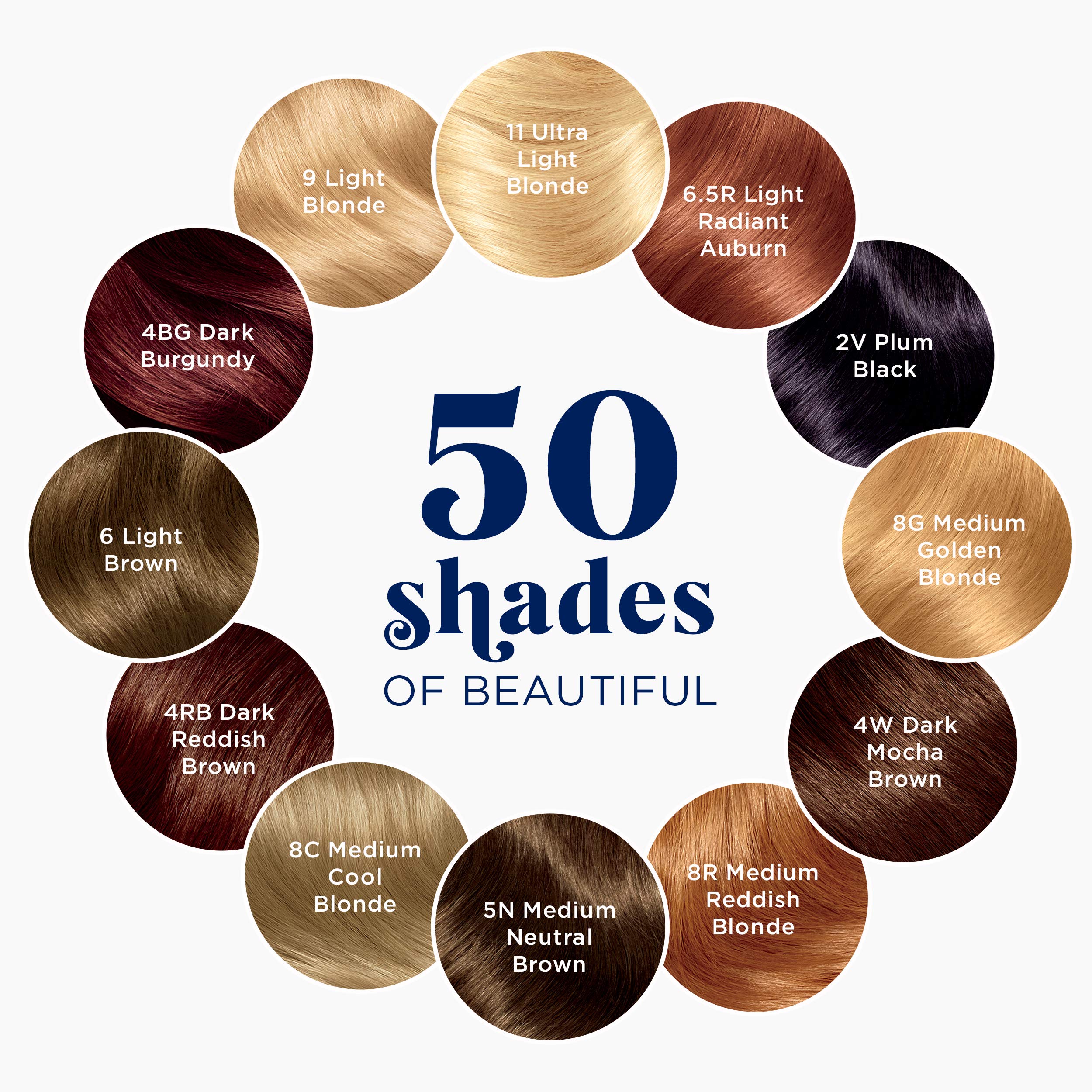 Clairol Nice'n Easy Permanent Hair Dye, 3 Brown Black Hair Color, 3 Count