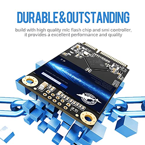 Dogfish mSATA SSD 250GB 3D NAND TLC SATA III 6 Gb/s, mSATA (30x50.9mm) Internal Solid State Drive - Compatible with Desktop PC Laptop - (MSATA 250GB)