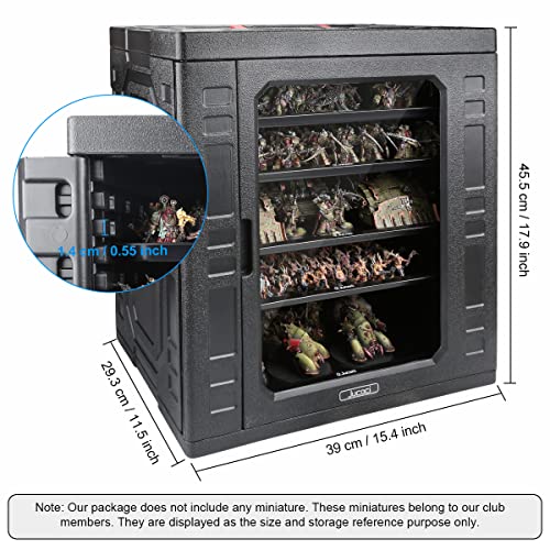 Jucoci Miniatures Storage Case Miniatures Transport Case